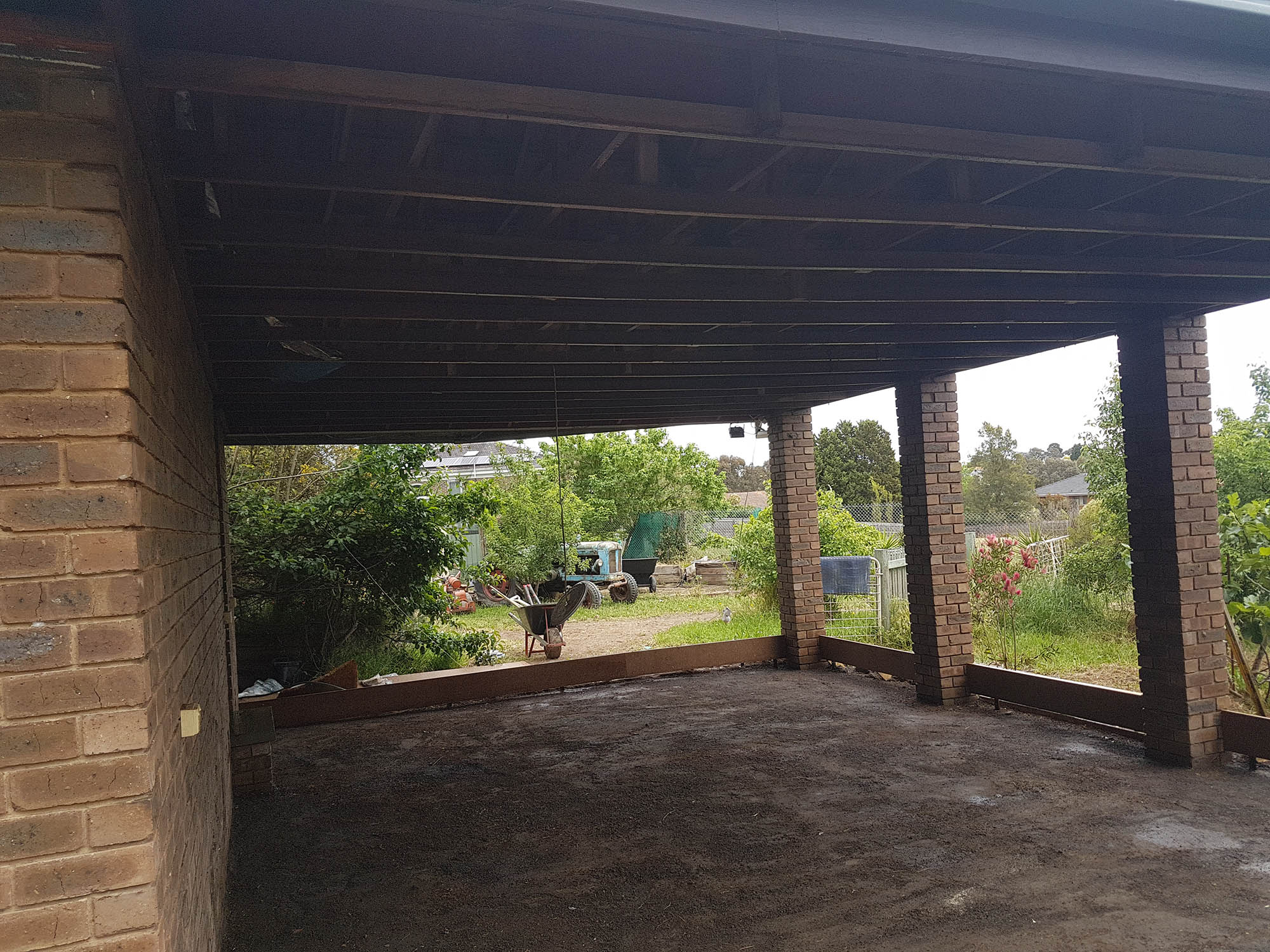 Carport Ceiling - Asbestos Gone and Clean Pty. Ltd.